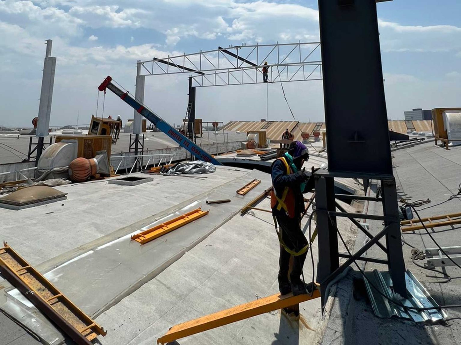 Fabricación E Instalación De Techo Para Cubierta De Horno Grupo Amase